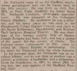 Died 100 years ago today: Nathaniel Creswick the co-founder of the ...