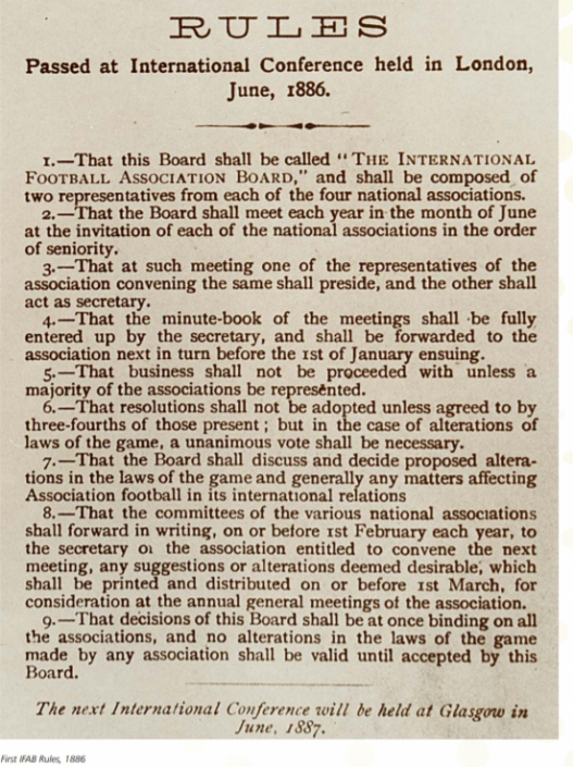The International Football Conference of 1882: the story of the short ...